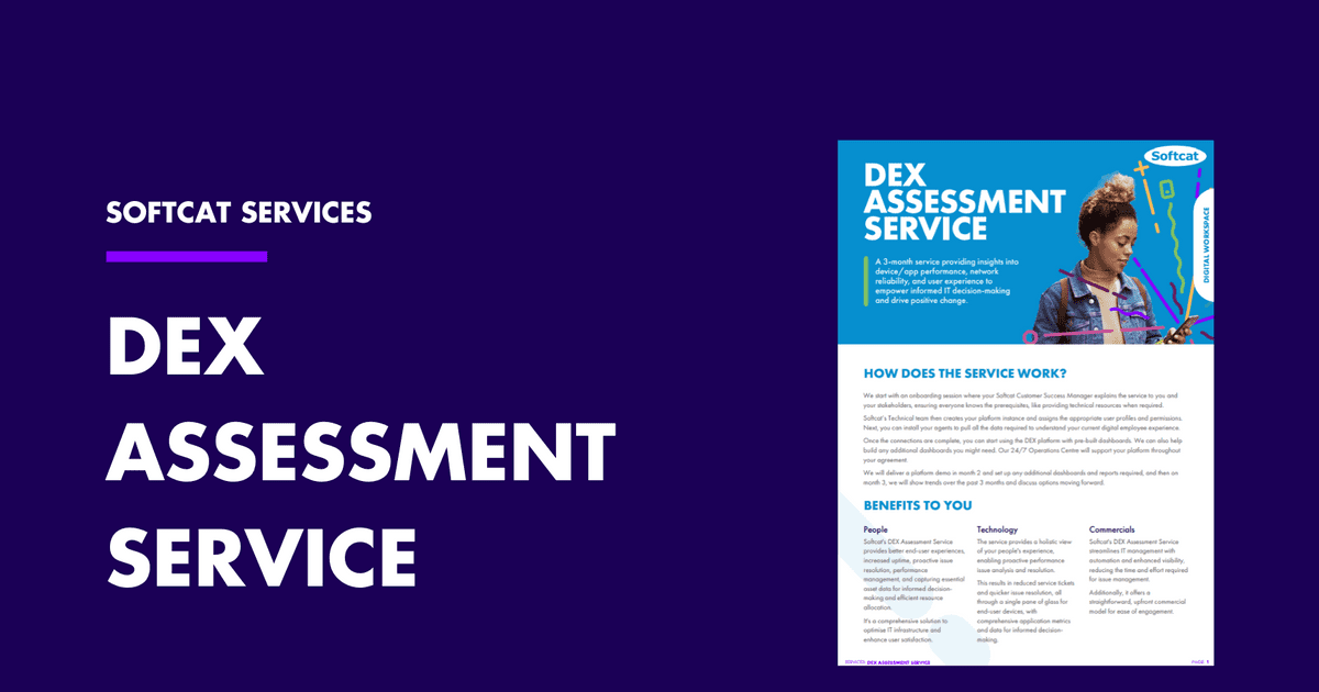 DEX Assessment Service | Softcat