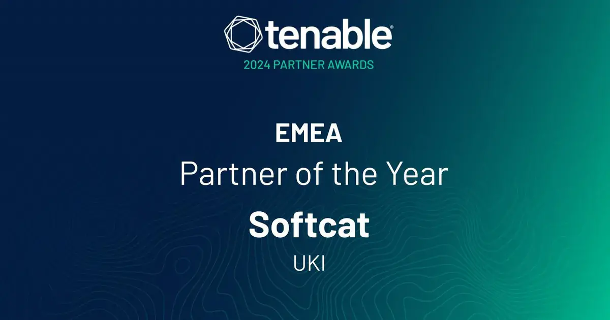 Softcat awarded 2024 EMEA Partner of the Year award from Tenable | Softcat
